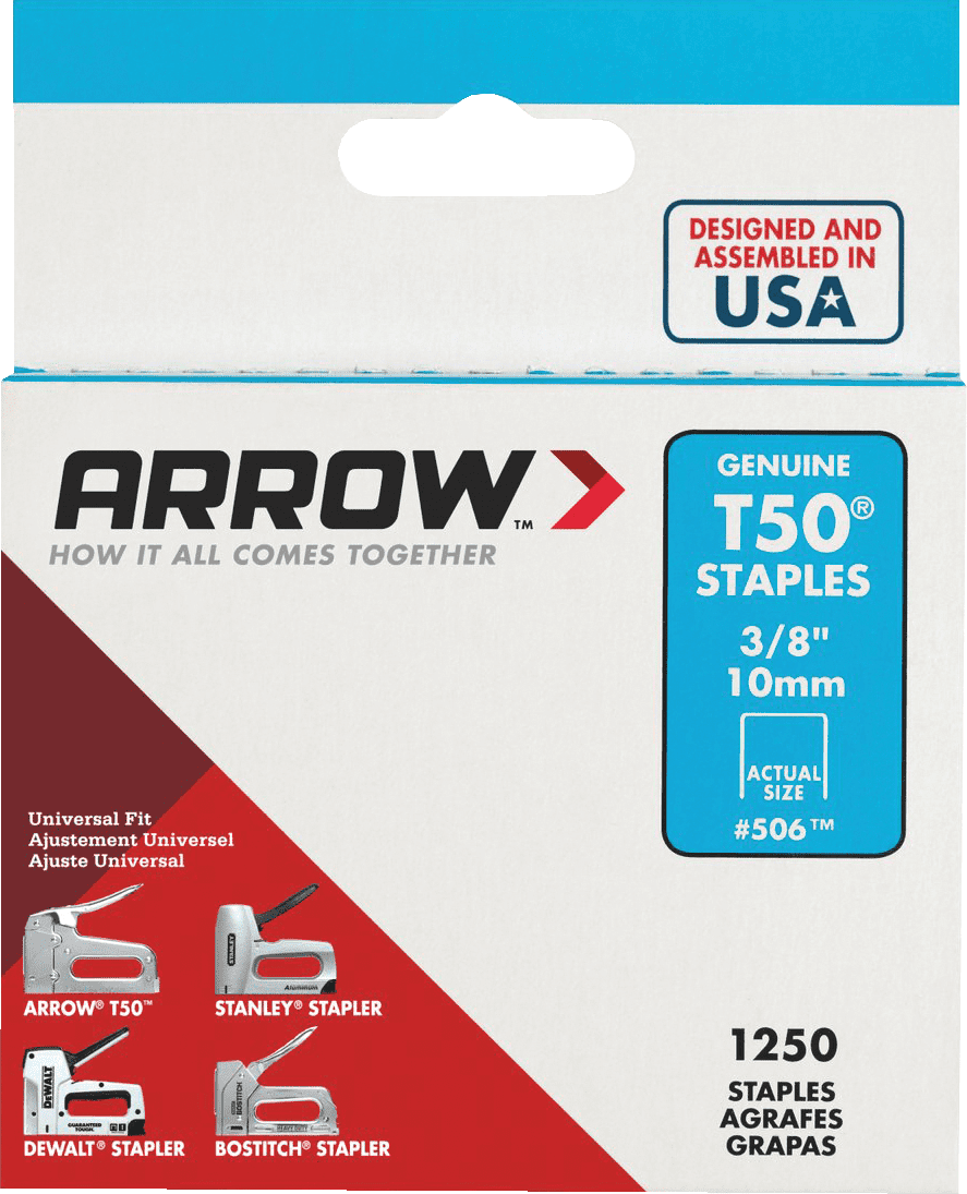 Arrow T50 Heavy-Duty Staple - Pack of 4 — Residential Use, Standard ...