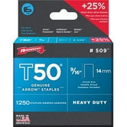 Arrow Fastener 208 1/2" T20 Staples - Walmart.com