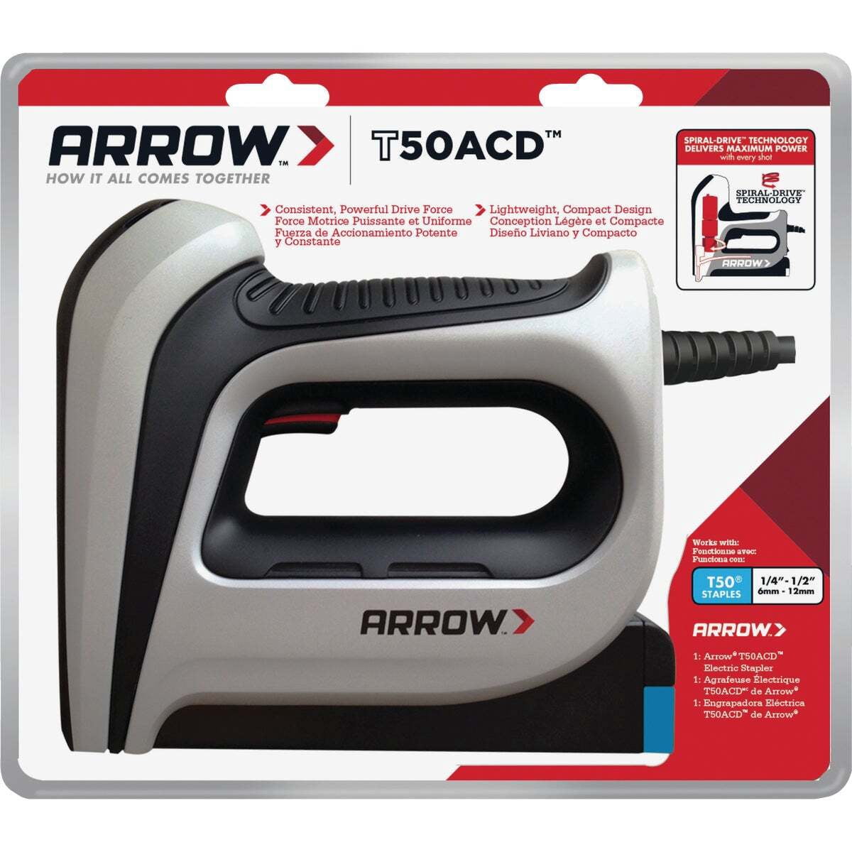 Arrow T50ACD Corded Electric Staple Gun - Walmart.com