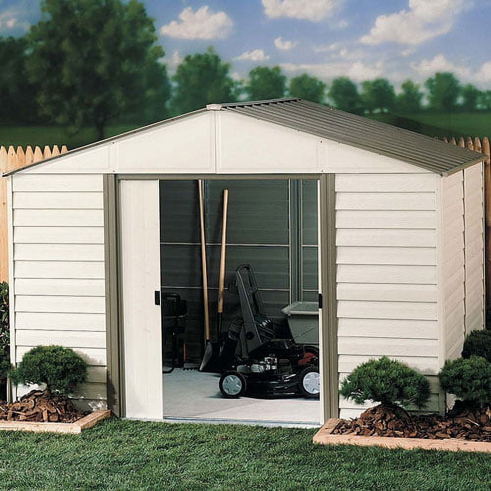 Arrow Vinyl Milford High Gable Steel Shed, 10x8 - Walmart.com