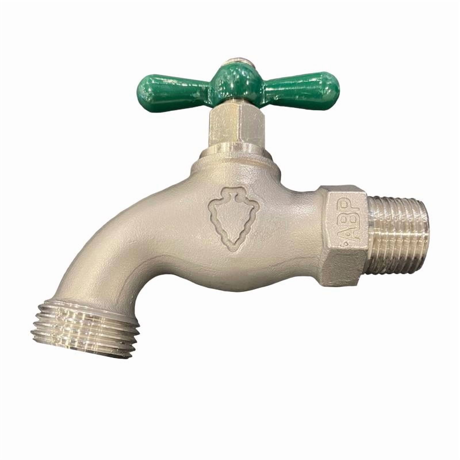 Arrowhead 1/2 in. MIP X 3/4 in. MHT Stainless Steel Hose Bibb - Walmart.com
