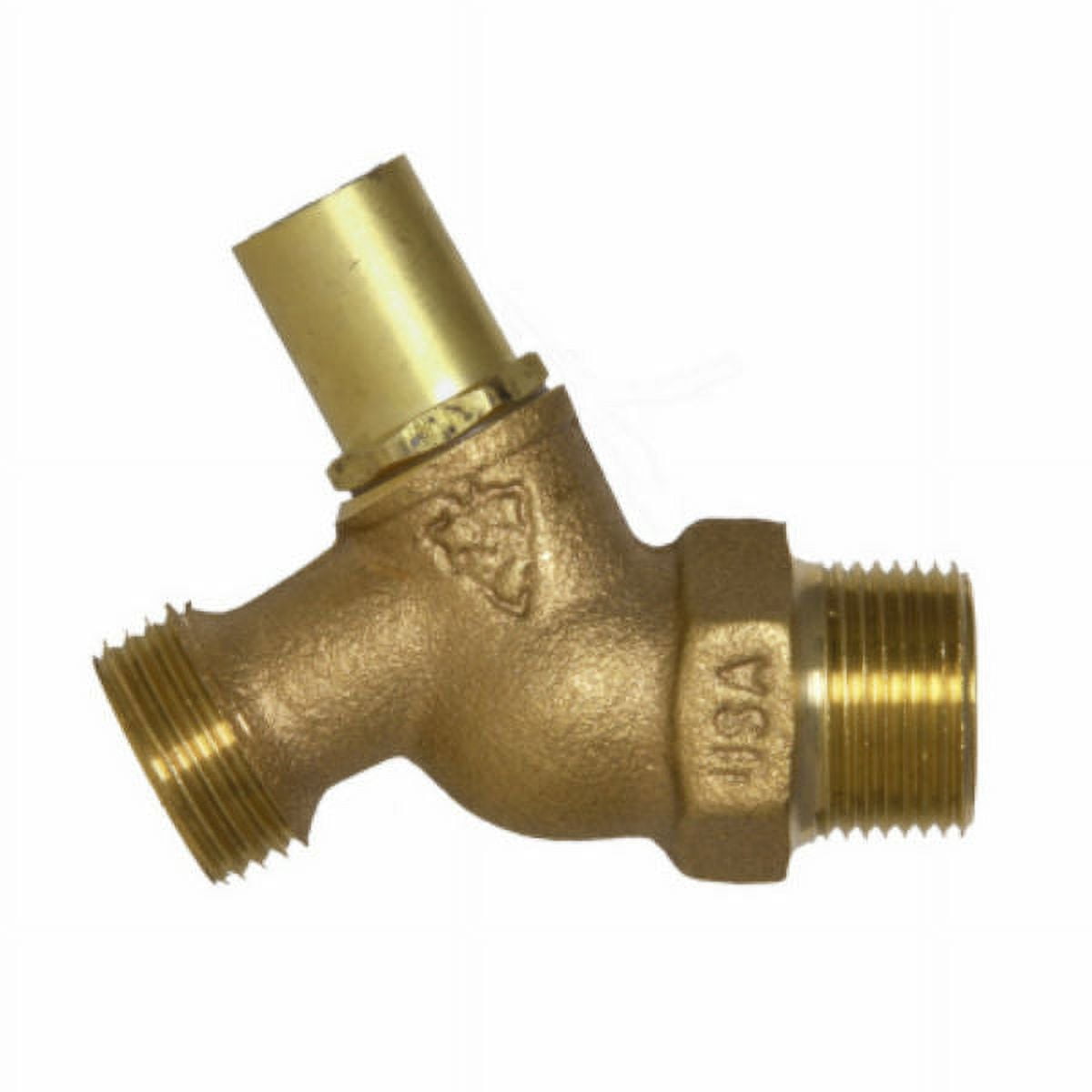 Arrowhead 351LKLF No-Kink Loose Key Hose Bibb, Red Brass, 3/4" MIP x 3/ ...
