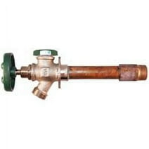 Mueller Frost Proof Sillcock Anti-Siphon, Silver, Red, 1/2 In. Copper ...