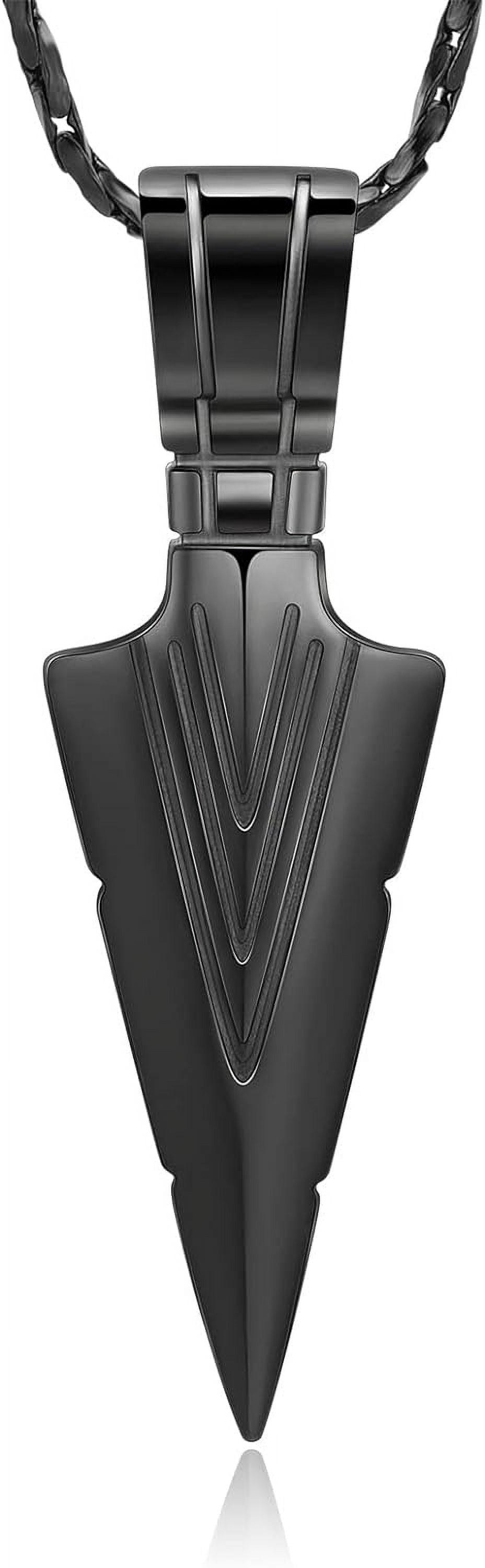 Arrowhead Cremation Jewelry for Ashes Stainless Steel Urn Pendant ...