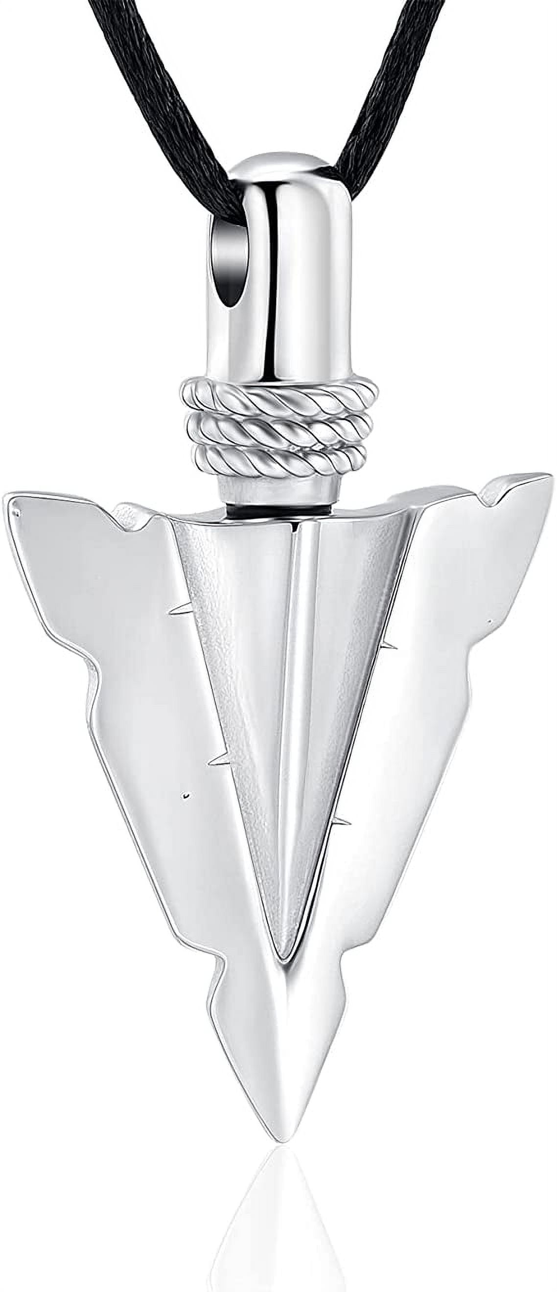 Arrowhead Memorial Pendant Cremation Ash Jewelry Bereavement Keepsakes ...