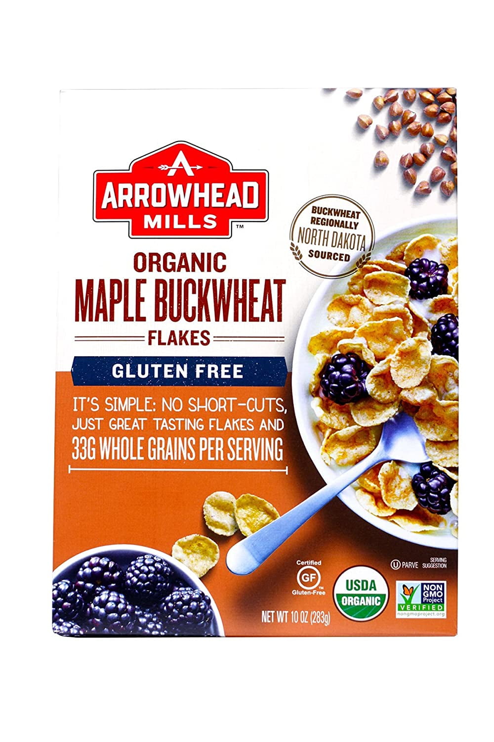 Arrowhead Mills - Cereal - Maple Buckwheat Flakes - Case Of 6 - 10 Oz ...