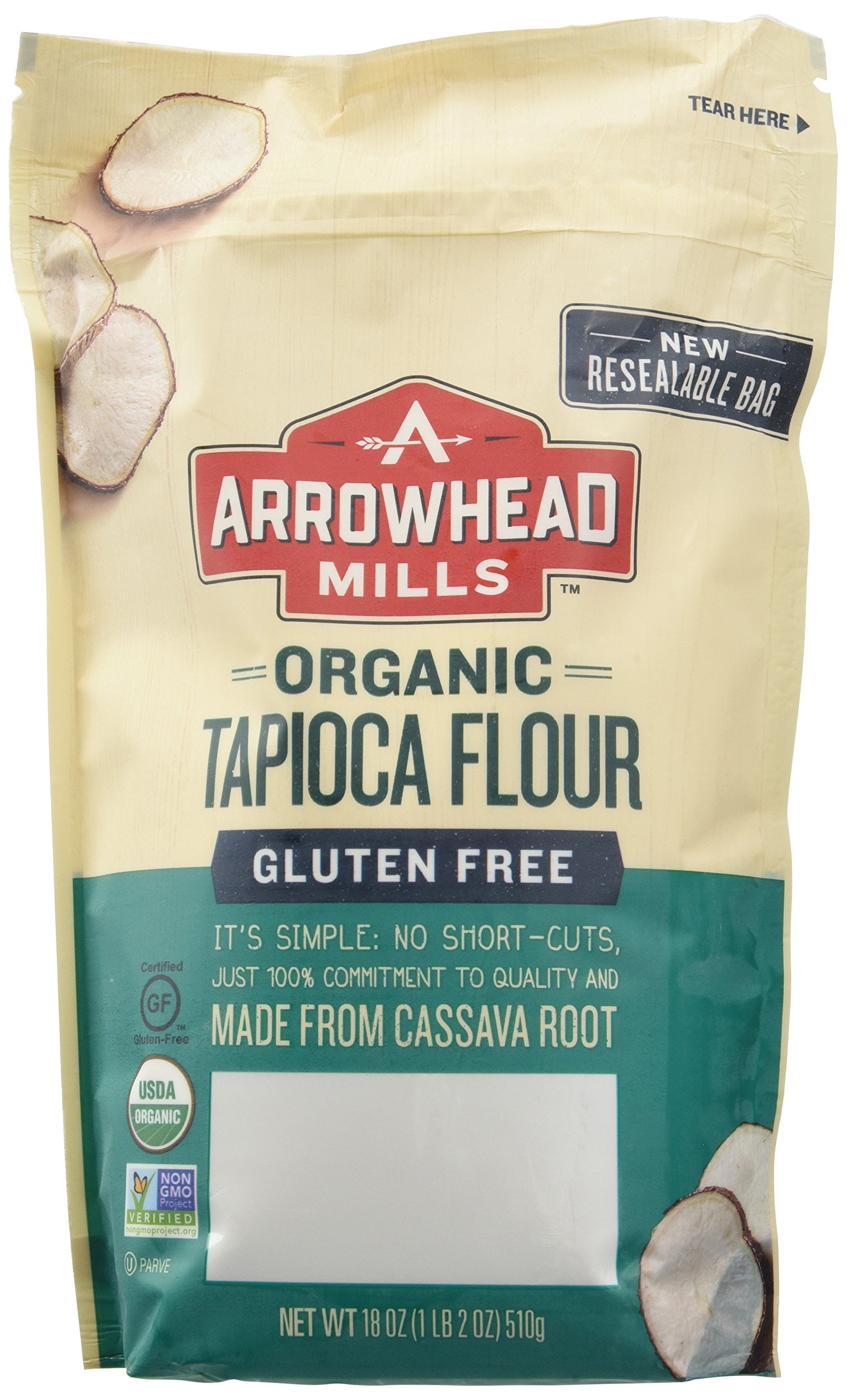 Arrowhead Mills Flour,Og2,Tapioca,Gf 18 Oz (Pack Of 6)6 - Walmart.com