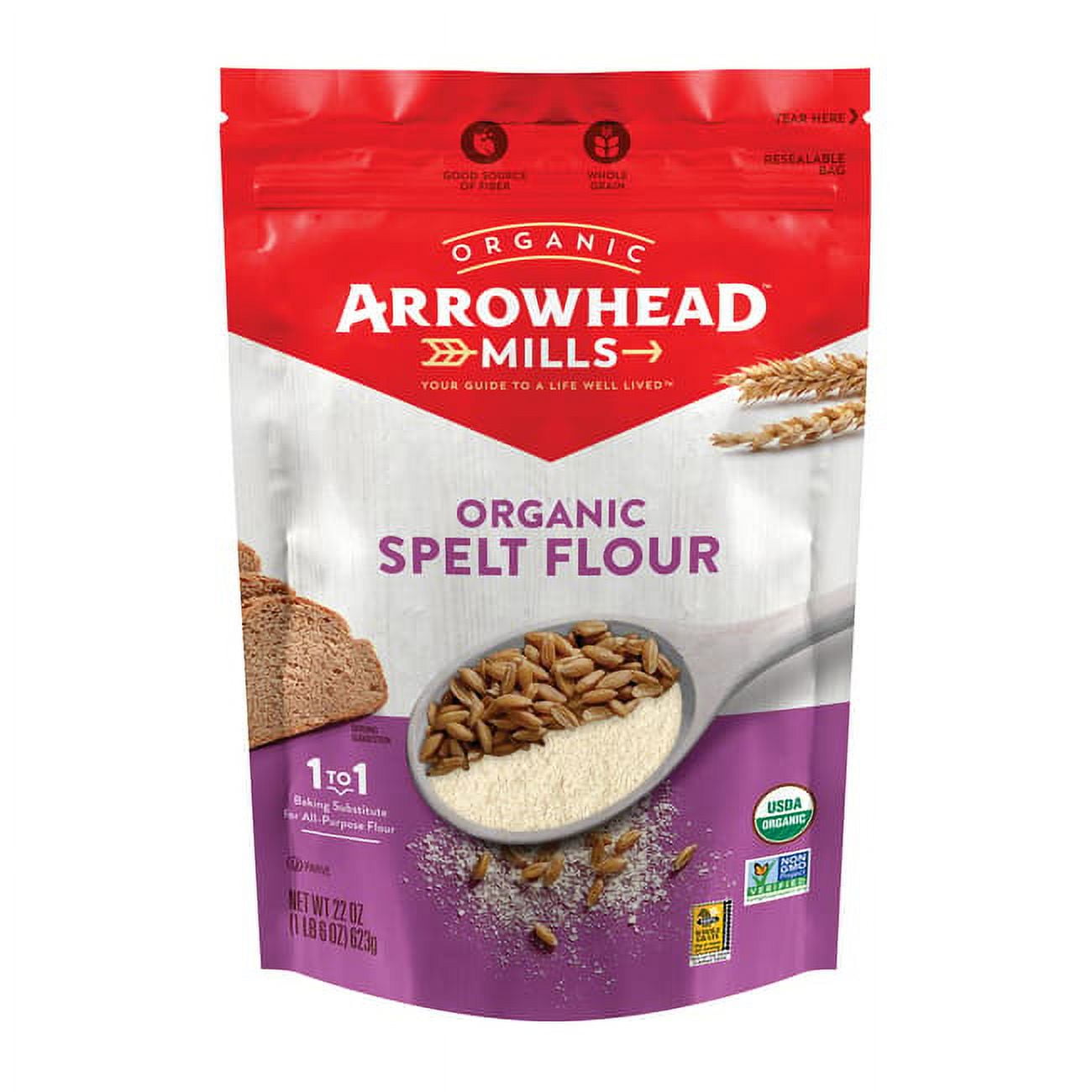Arrowhead Organic Spelt Flour | Durum flour for bakeries - Walmart ...