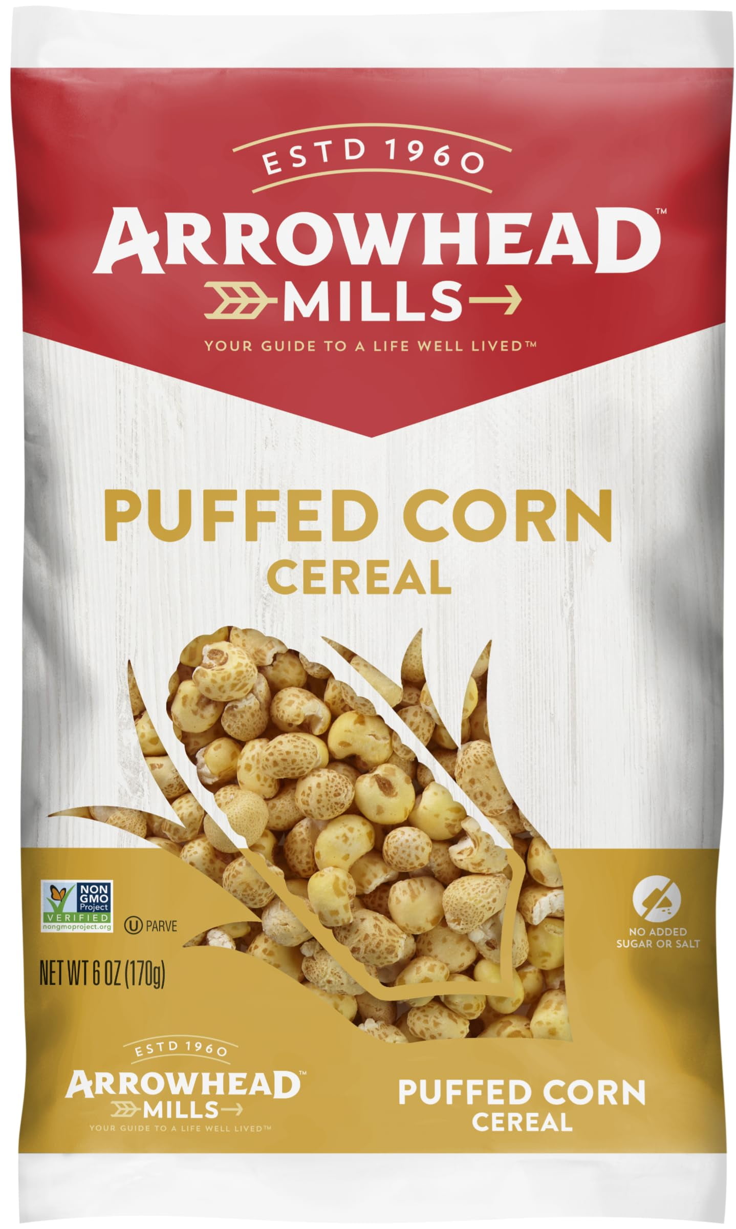 Arrowhead Mills Puffed Corn Cereal, 6 Oz Packaging May Vary - Walmart.com