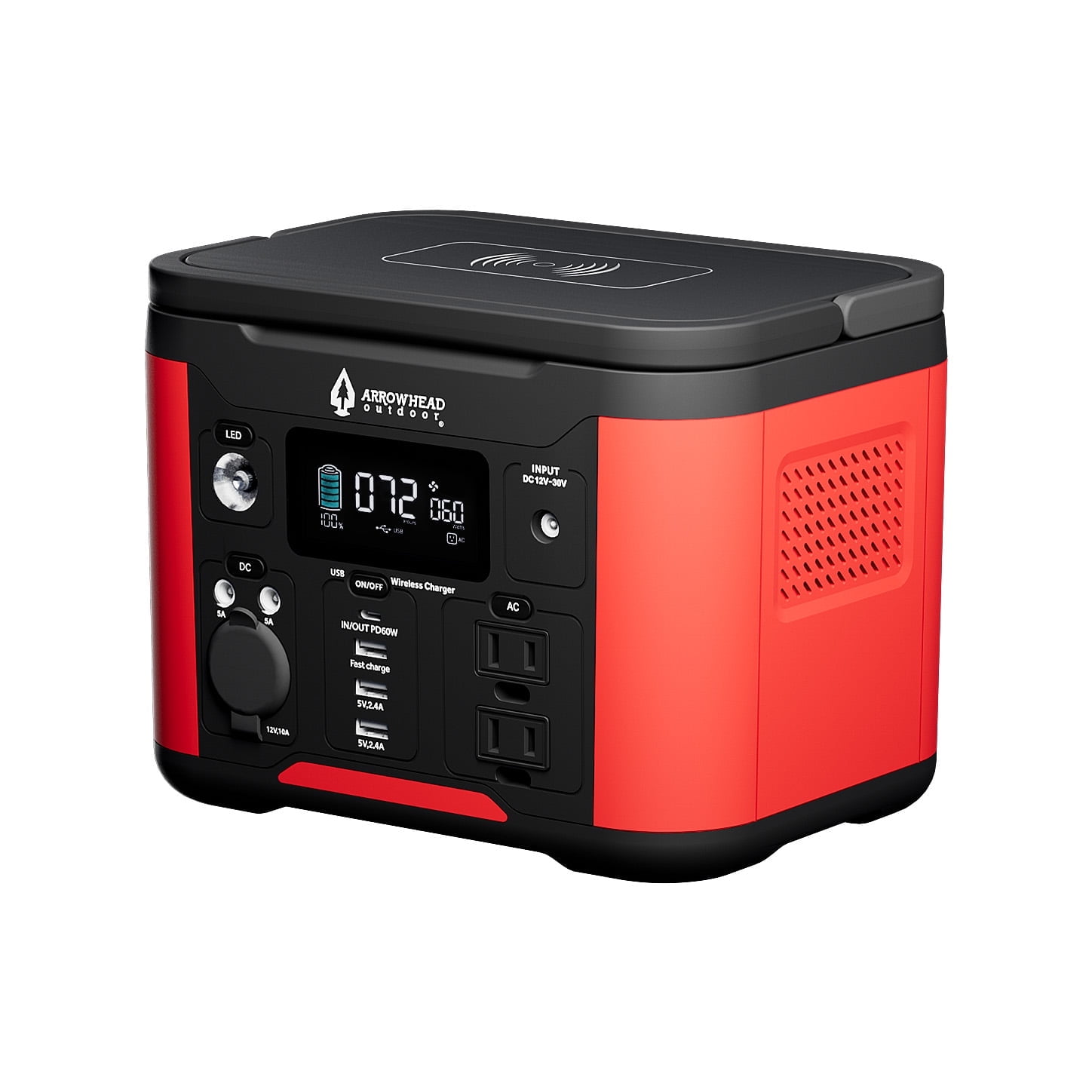 ARROWHEAD OUTDOOR 296W Portable Power Station, Lithium, Solar Generator ...