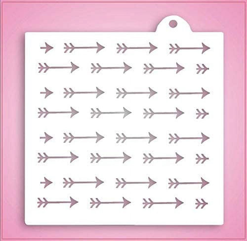 Arrowhead Pattern Stencil 1.2 inches wide x .3 inches tall - Walmart.com