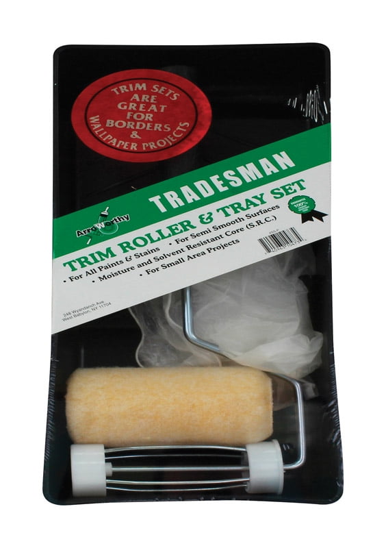 Arroworthy 1808005 Tradesman Plastic 4 in. Paint Tray Kit - 4 Piece ...