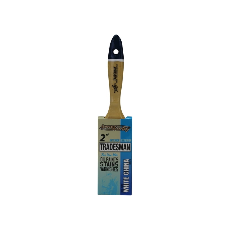 Arroworthy 5035 2" Tradesman White China Bristle Varnish Brush, 2 ...