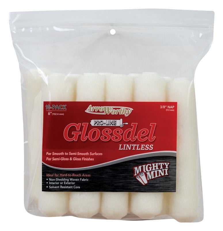 Arroworthy 6.5-GL3CK Microfiber Mini Roller, 6" x 3/8" - Walmart.com