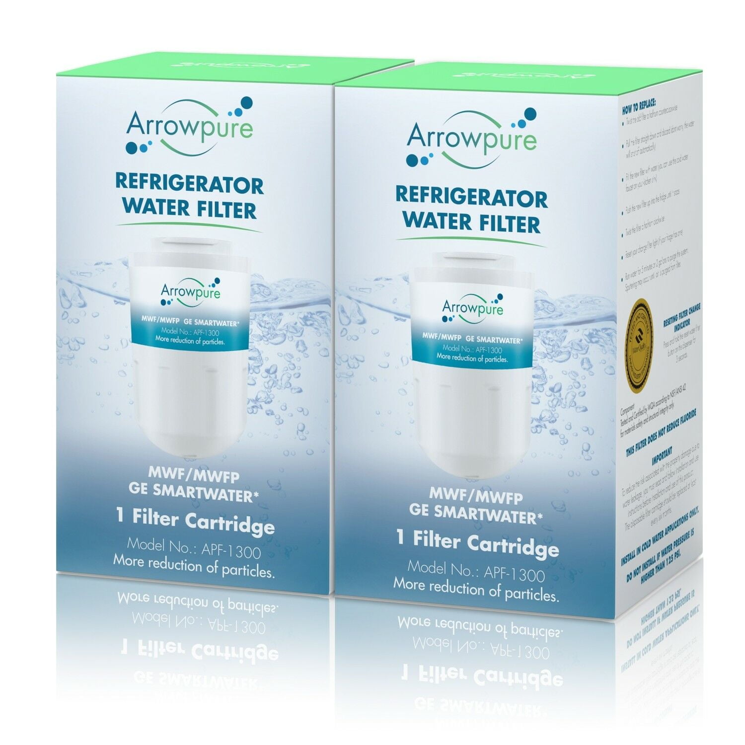 Arrowpure MWFP SmartWater Refrigerator Water Filter Replacement ...