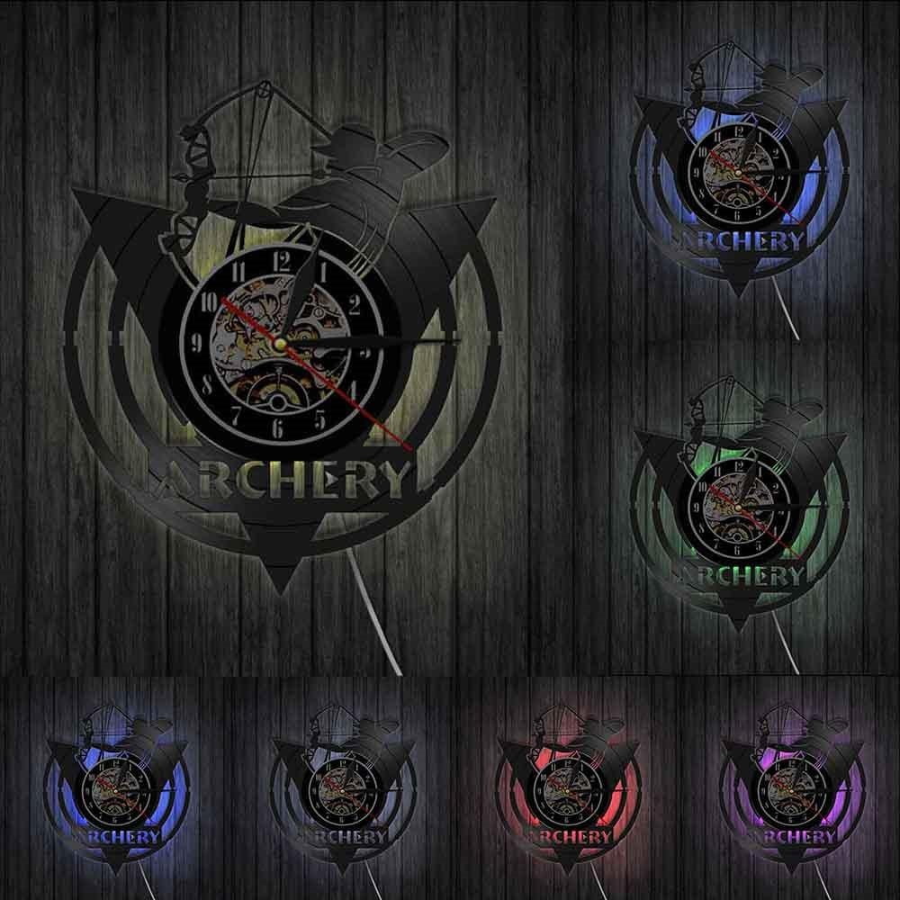 Arrows In The Hands Of Warriors Archery Bow Archery Wall Clock Archery ...