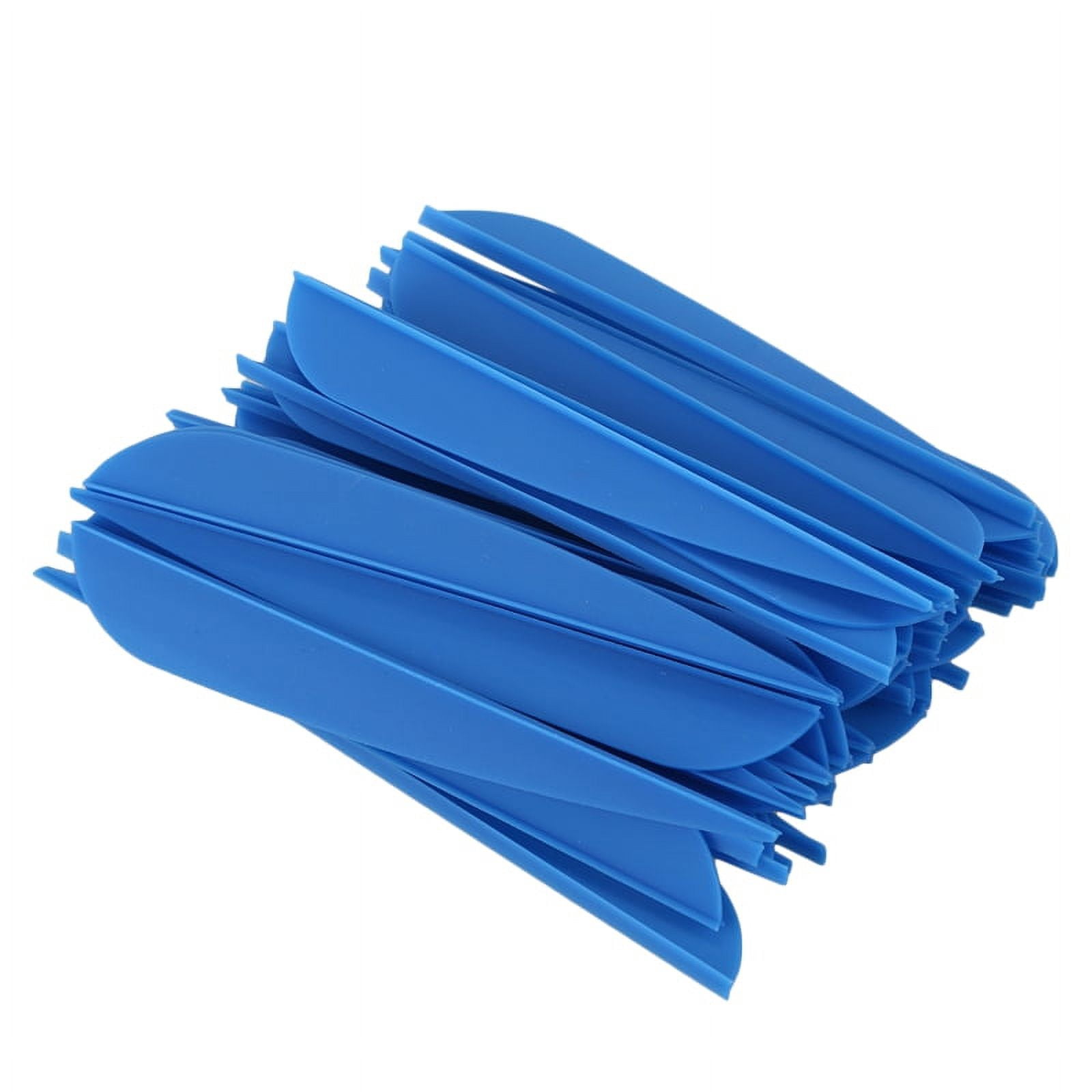 Arrows Vanes 4 Inch Plastic Fletching for DIY Archery Arrows 50 Pack ...