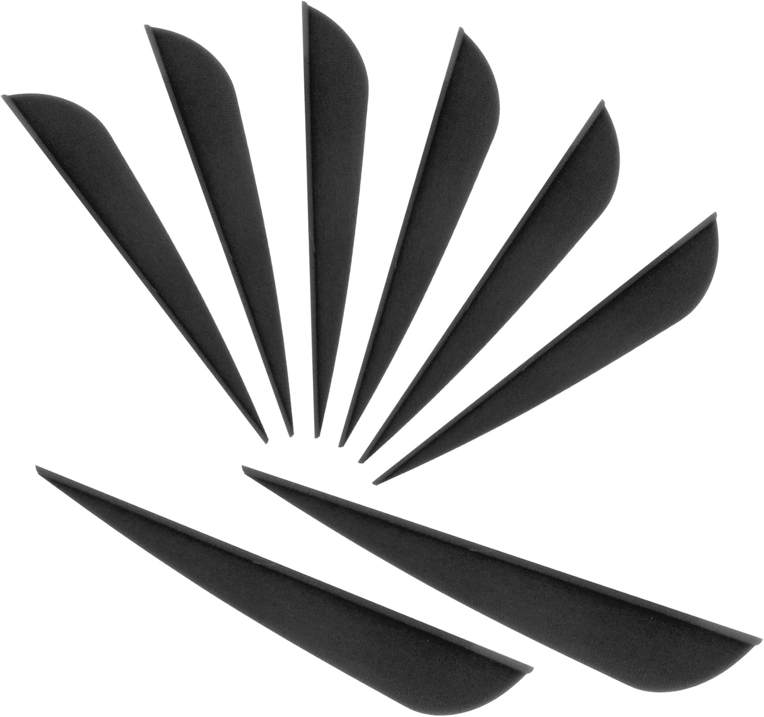 Arrows Vanes 4 Inch Plastic Feather Fletching for DIY Archery Arrows 50 ...