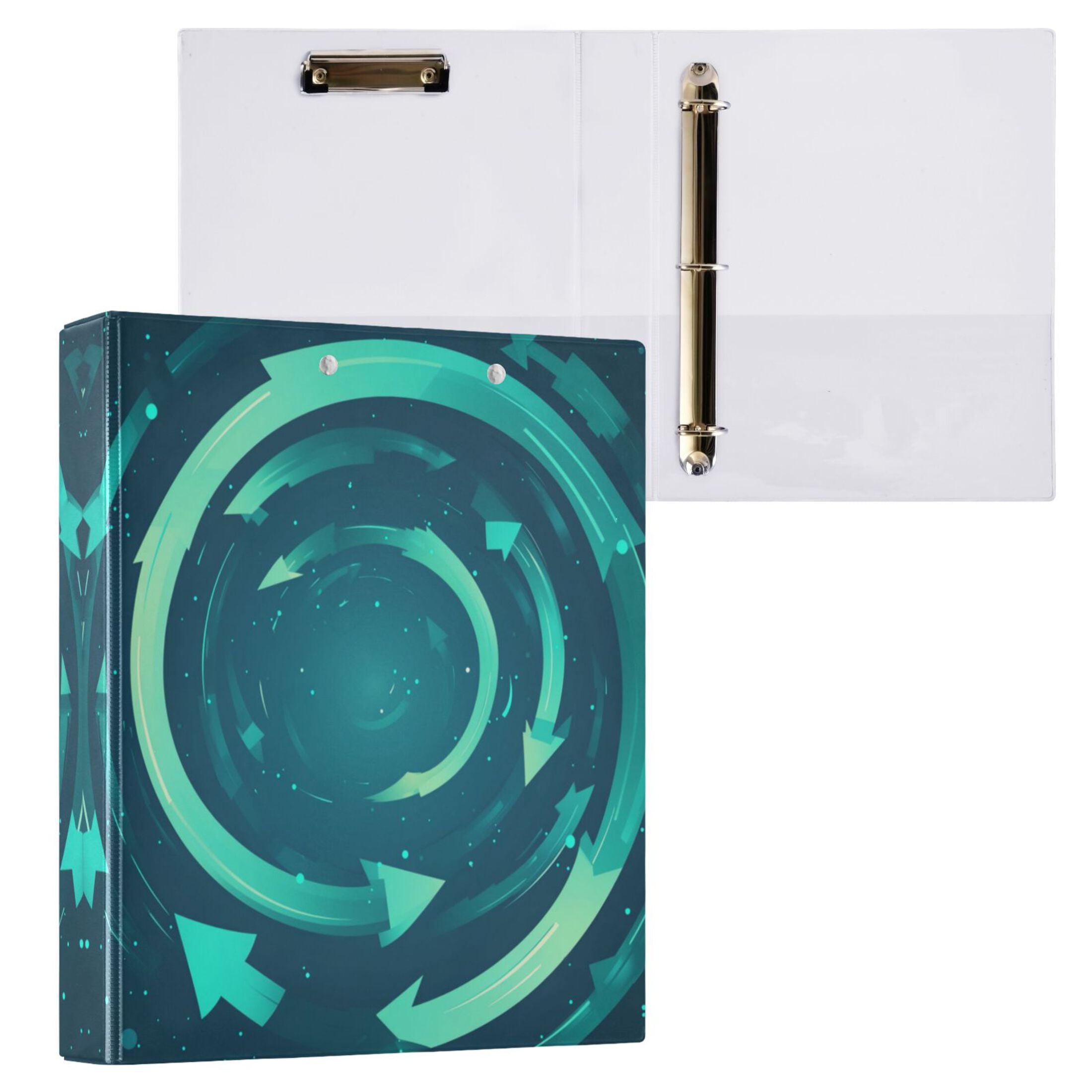 Arrows in Circular Motion 3 Ring Hardcover Binders 1.5in Round Rings ...