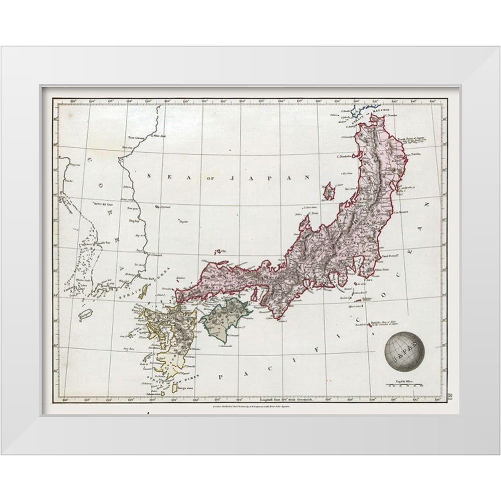 Arrowsmith 18x15 White Modern Wood Framed Museum Art Print Titled - Japan - Arrowsmith 1825 ...