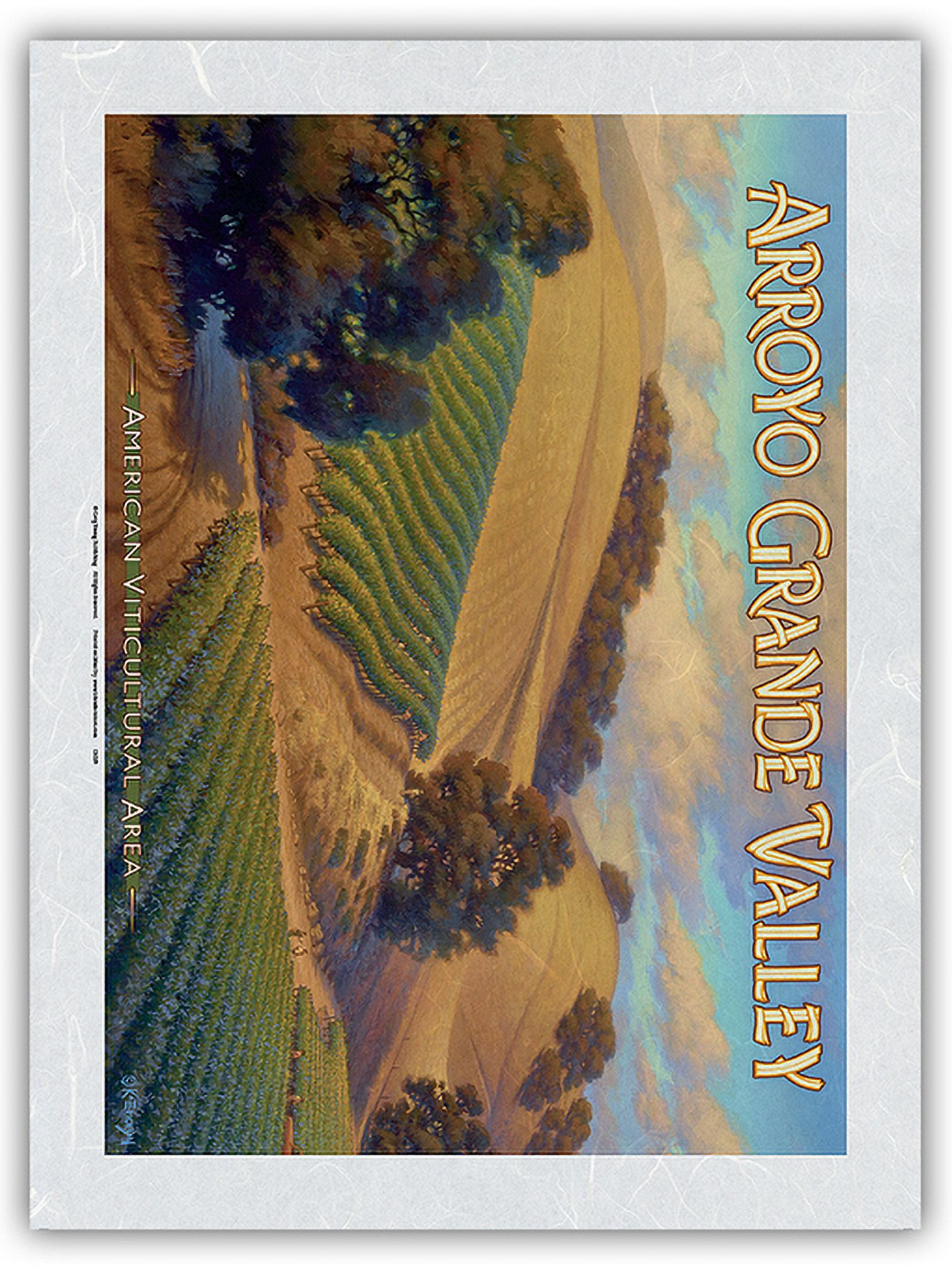 Arroyo Grande Valley Wineries - California Vineyards Wine Country Art ...