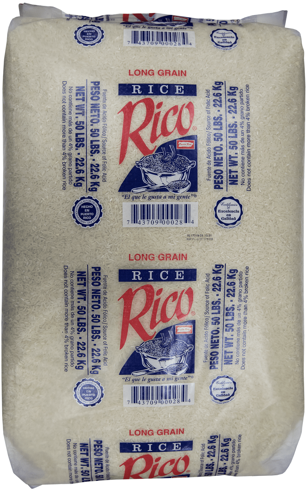 Arroz Rico Grano Largo 50lb Panamerican Grain - Walmart.com