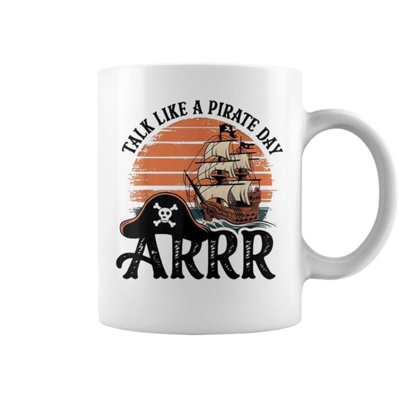 ArrrrTalk Like A Pirate Day Coffee Mugs - Walmart.com