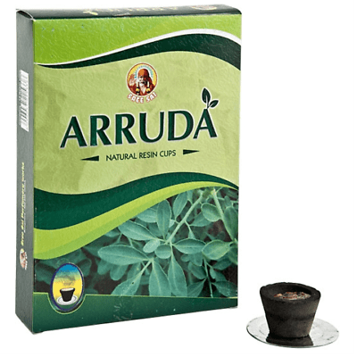 Arruda Natural Resin Incense Cup, 12 Cup Box, Sree Vani - Walmart.com