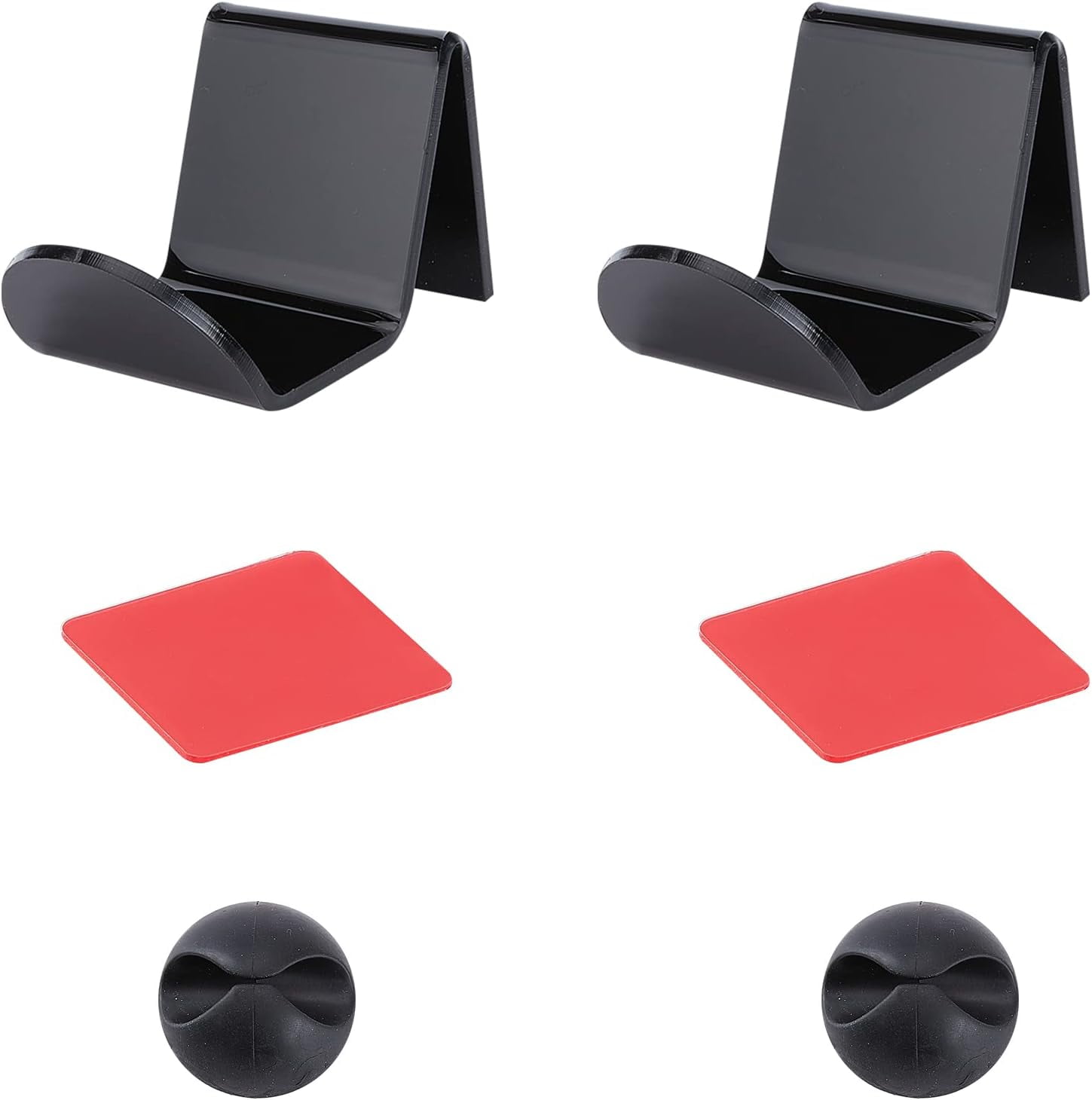 Arrylic Earphone Display Stands Set with Glue Stickers & Adhesive ...