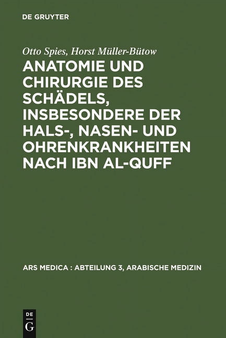 Ars Medica: Abteilung 3, Arabische Mediz Anatomie Und Chirurgie Des ...