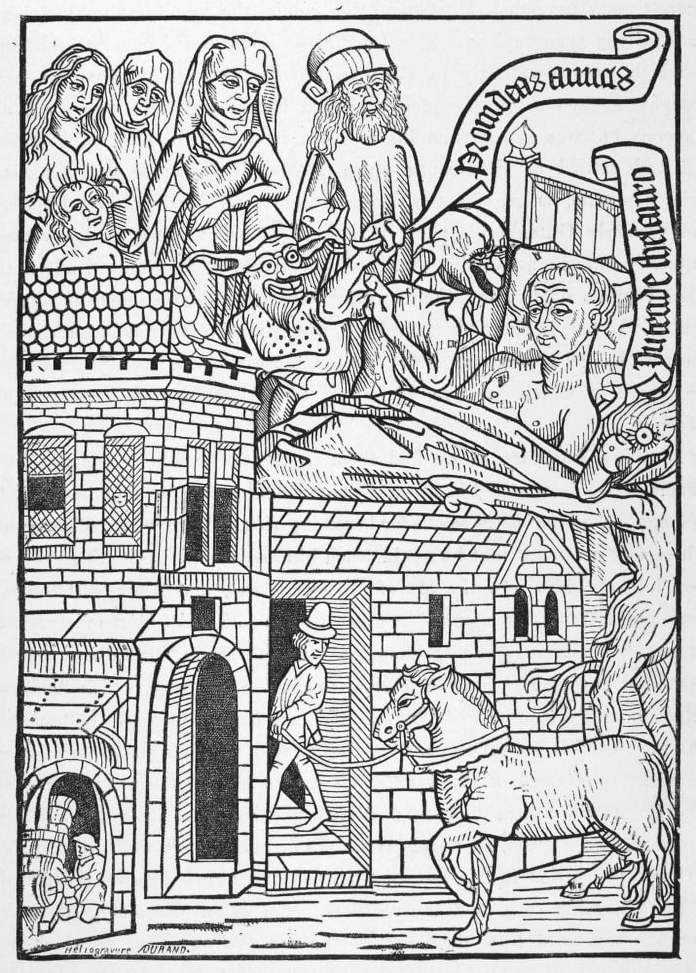 Ars Moriendi C1450. Nfifth Page Of The 'Ars Moriendi ' Representing The ...