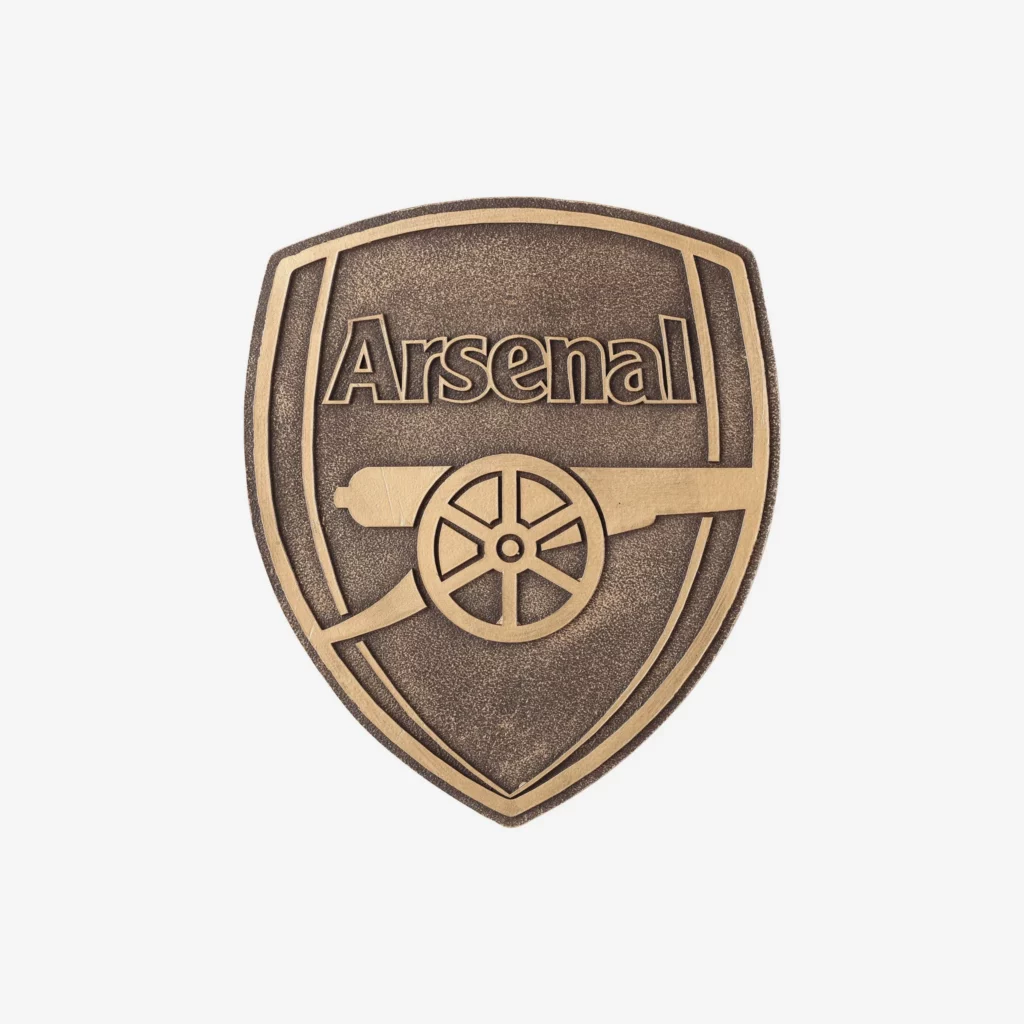 Arsenal - Bronze Effect Wall Sign - Walmart.com