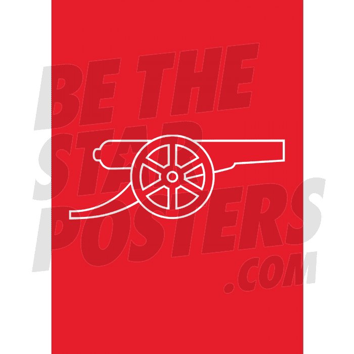 Arsenal - Cannon Poster (16 by 24 inches) - Walmart.com