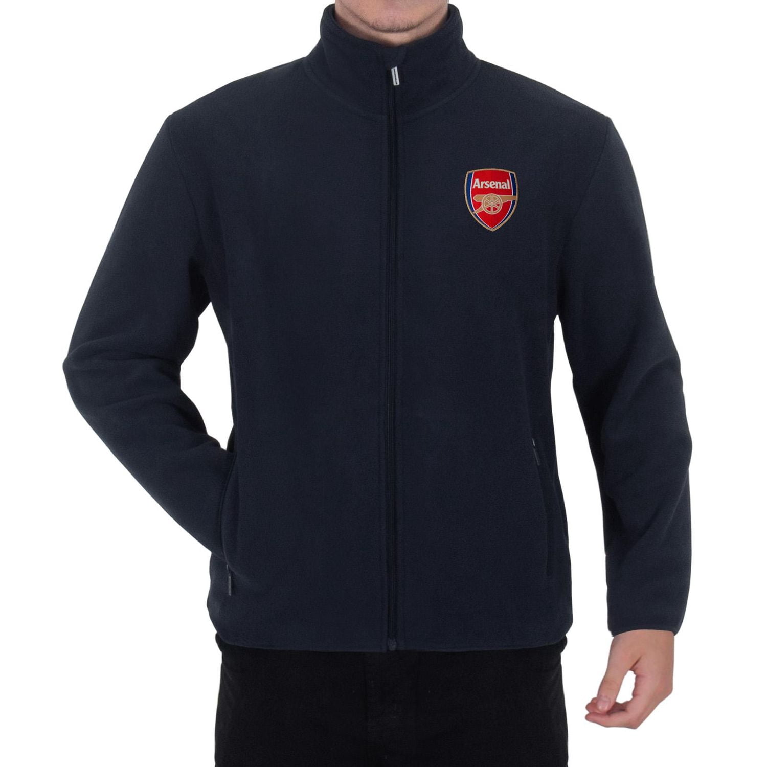 Arsenal FC Mens Crest Fleece Jacket - Walmart.com