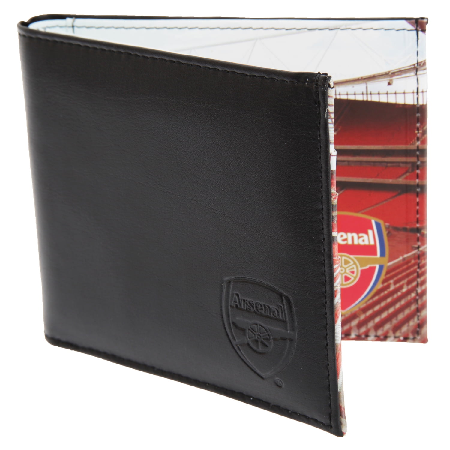 Arsenal FC Mens Official Football Stadium Leather Wallet - Walmart.com