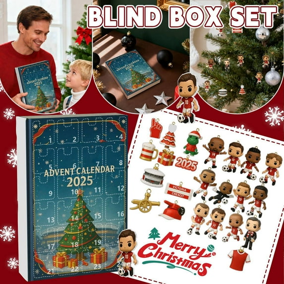 Arsenal Football Advent Calendar - 24 Days Arsenal Team Collectibles ...