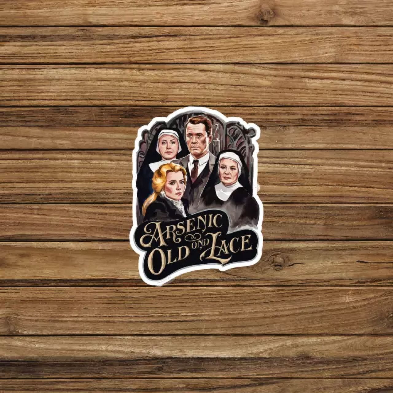Arsenic And Old Lace Noir Movie Sticker Decal - Vintage Hollywood ...