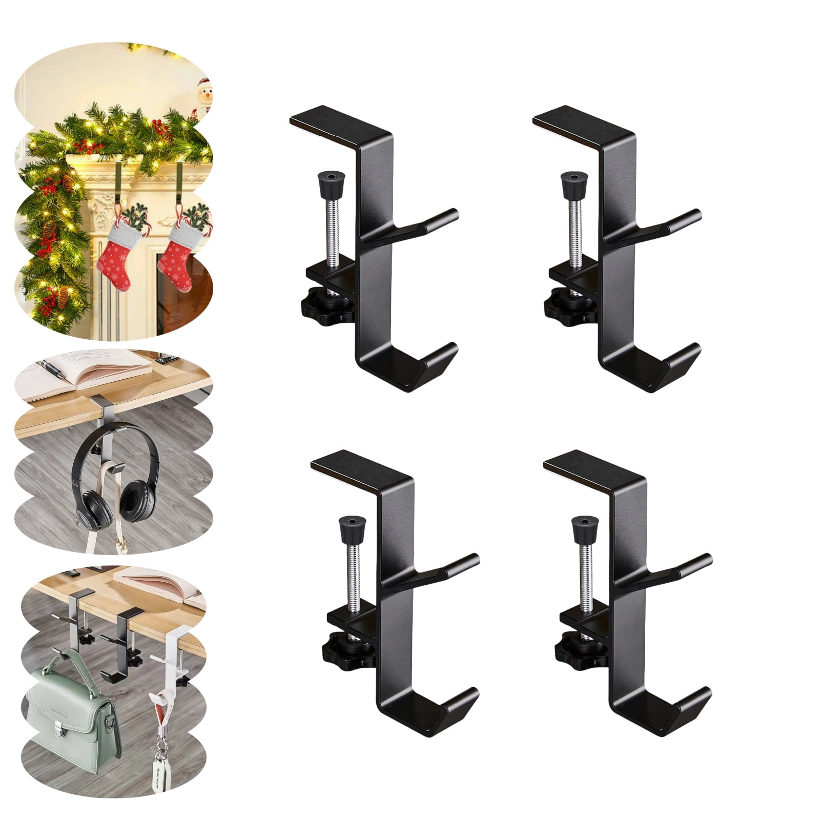 Arsey fireplace hook Christmas stocking holder fireplace sock holder ...