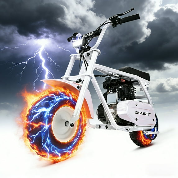 Arshin 99cc Gas Powered Mini Dirt Bike,21MPH Off-Road Motorcycle,200 ...