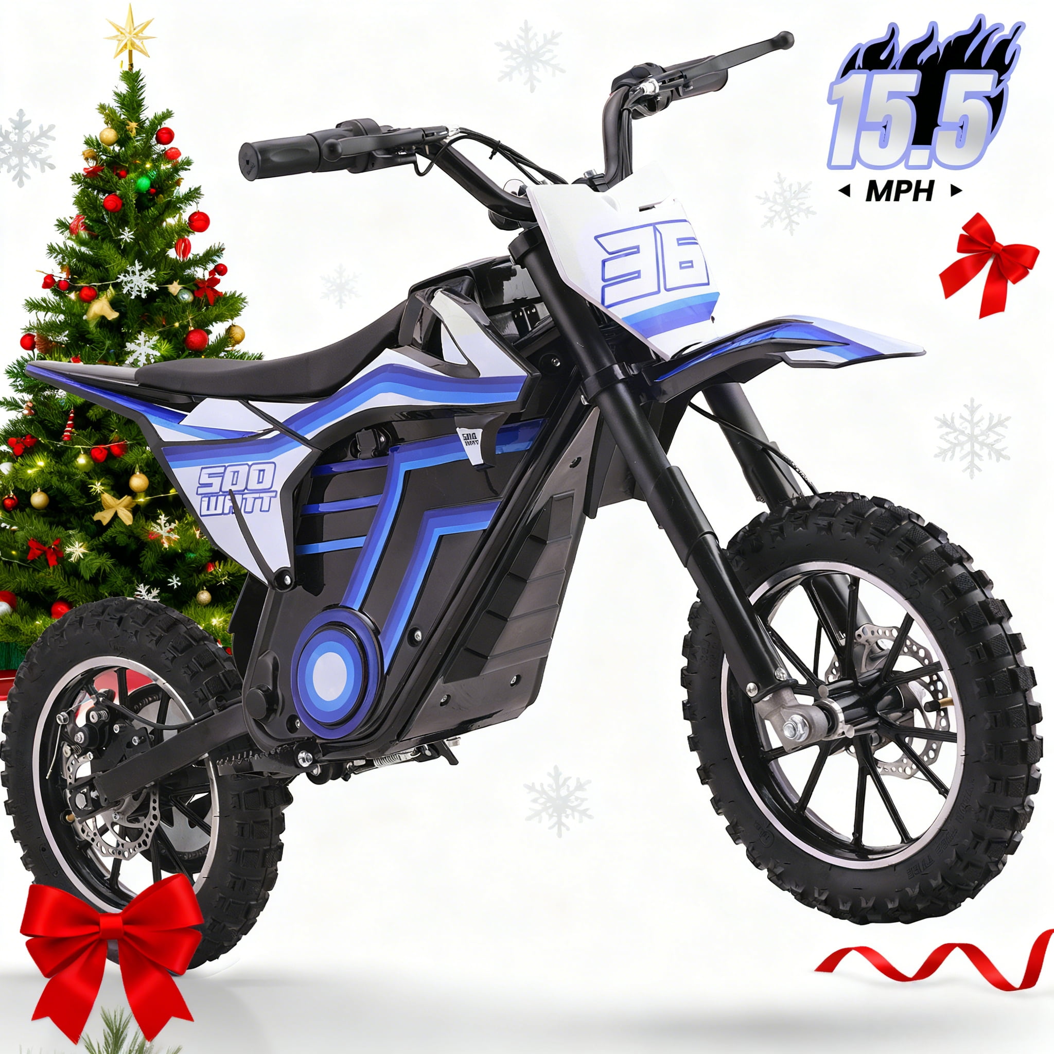 Arshin 500W Electric Dirt Bike for Kids Ages 8-14,23 Mile Range,15 MPH ...