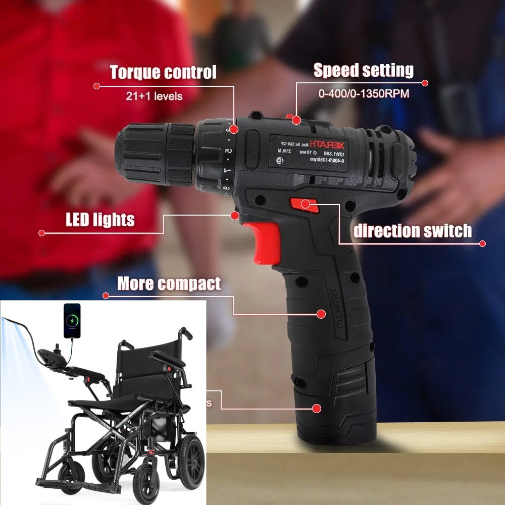 Arshin Electric Wheelchair for Adults Maintenance,Cleaning Tools,12V ...