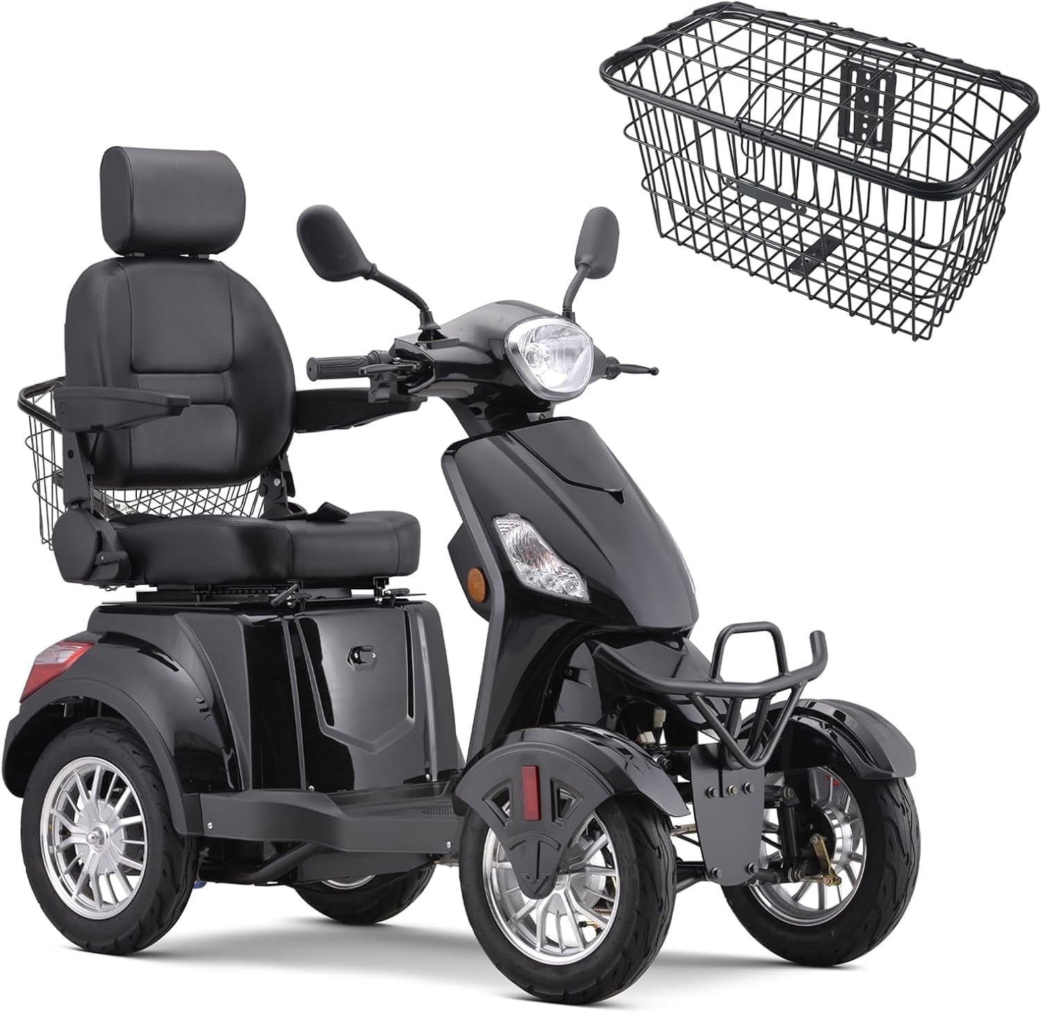 Arshin Heavy Duty 4-Wheel Mobility Scooters,800W All Terrain Electric ...