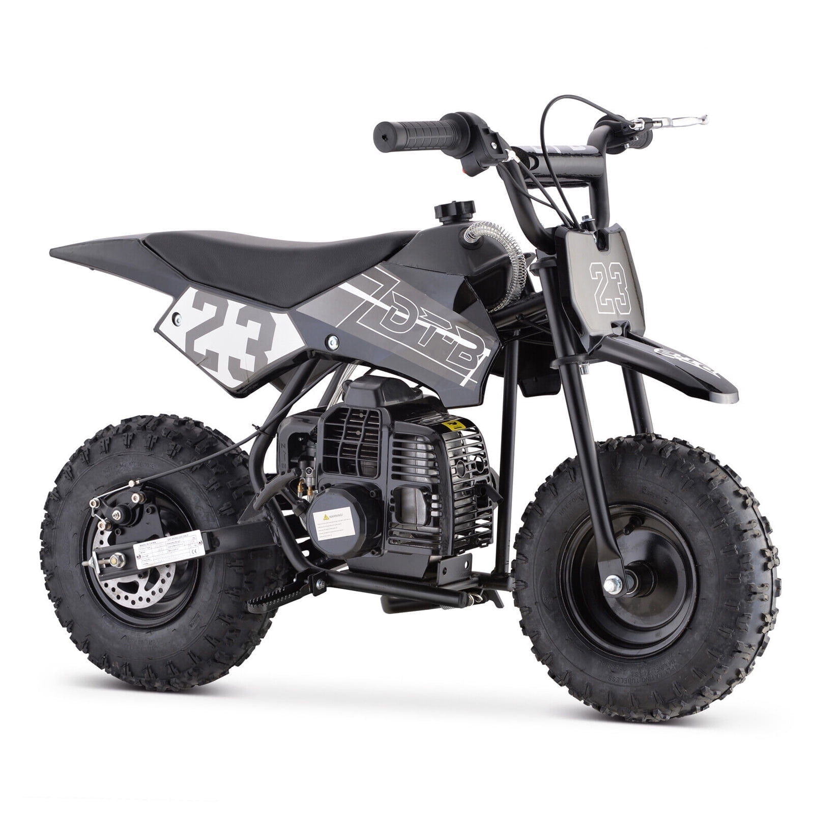 Arshin Mini Kid Dirt Bike,49 CC 2-Stroke Gas Bike with Off-Rode Tire,up ...