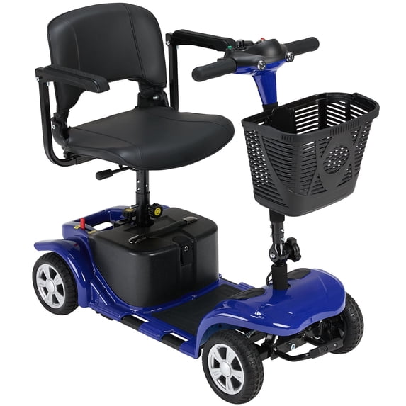 Arshin Upgrade 4 Wheels Mobility Scooter with Removable Battery,Compact ...