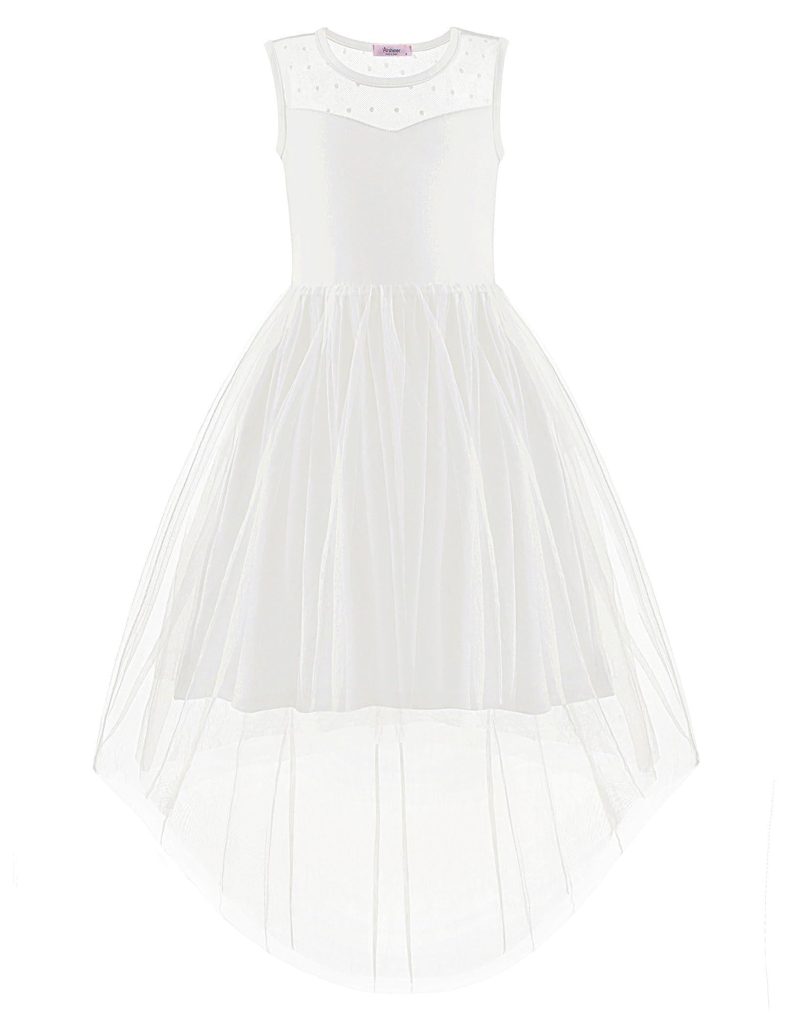 Arshiner First Communion Dress for Girls Summer Formal Wedding Flower ...