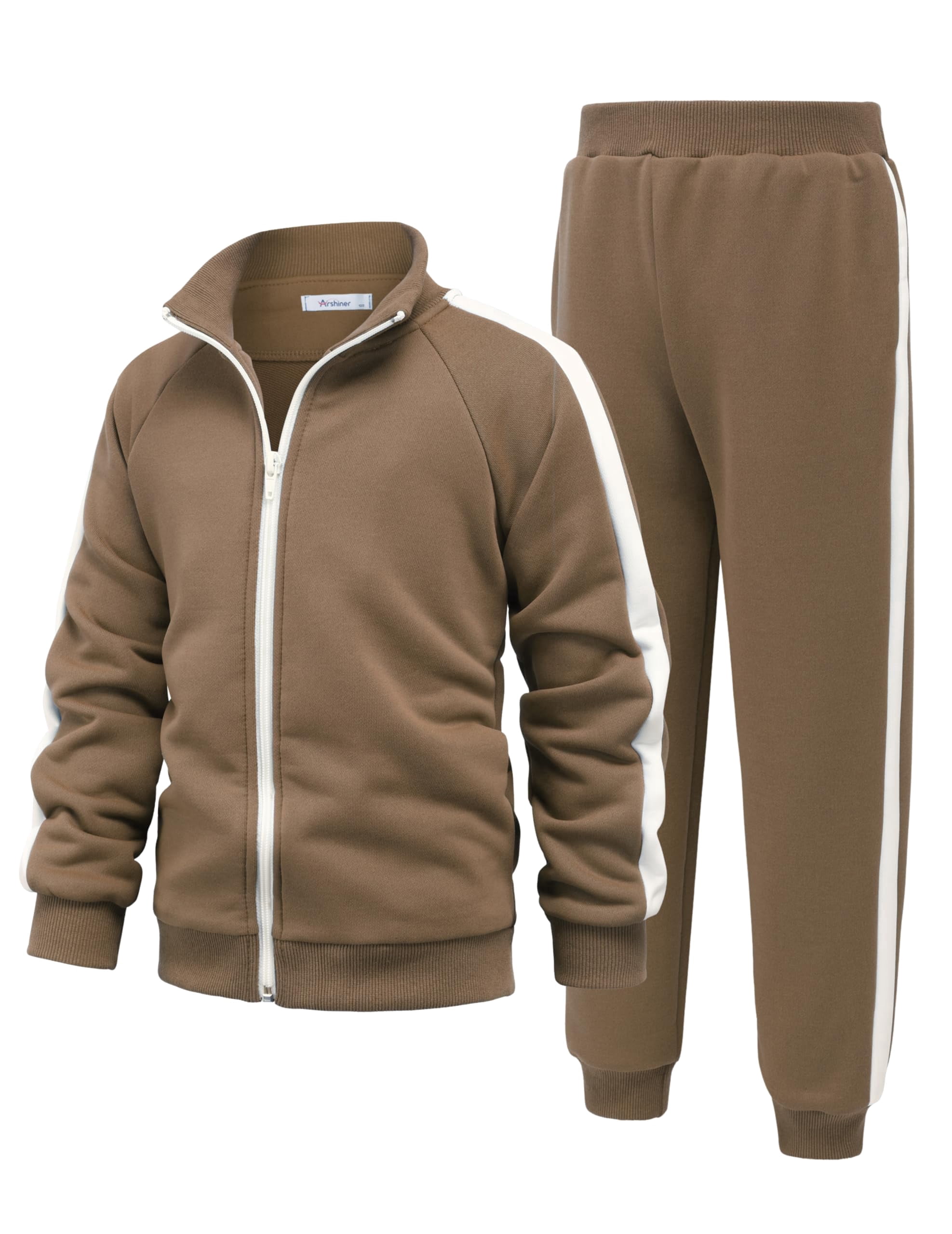 Arshiner Boy's Active Tracksuits Sets Full Zip Sports Jogging Suits ...