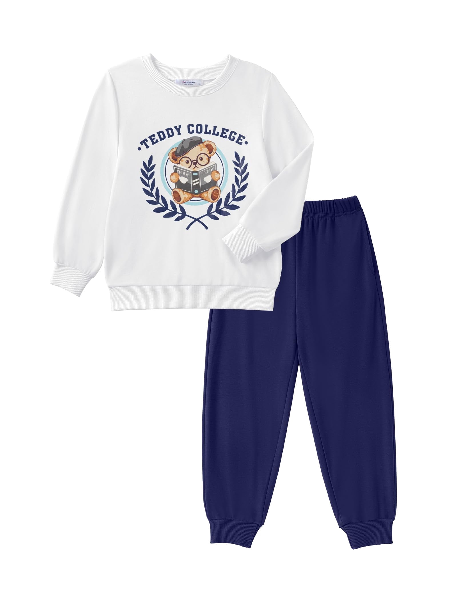 Arshiner Boys Camo Clothes 2 Piece Graphic Printed Sweatshirt and Pants ...