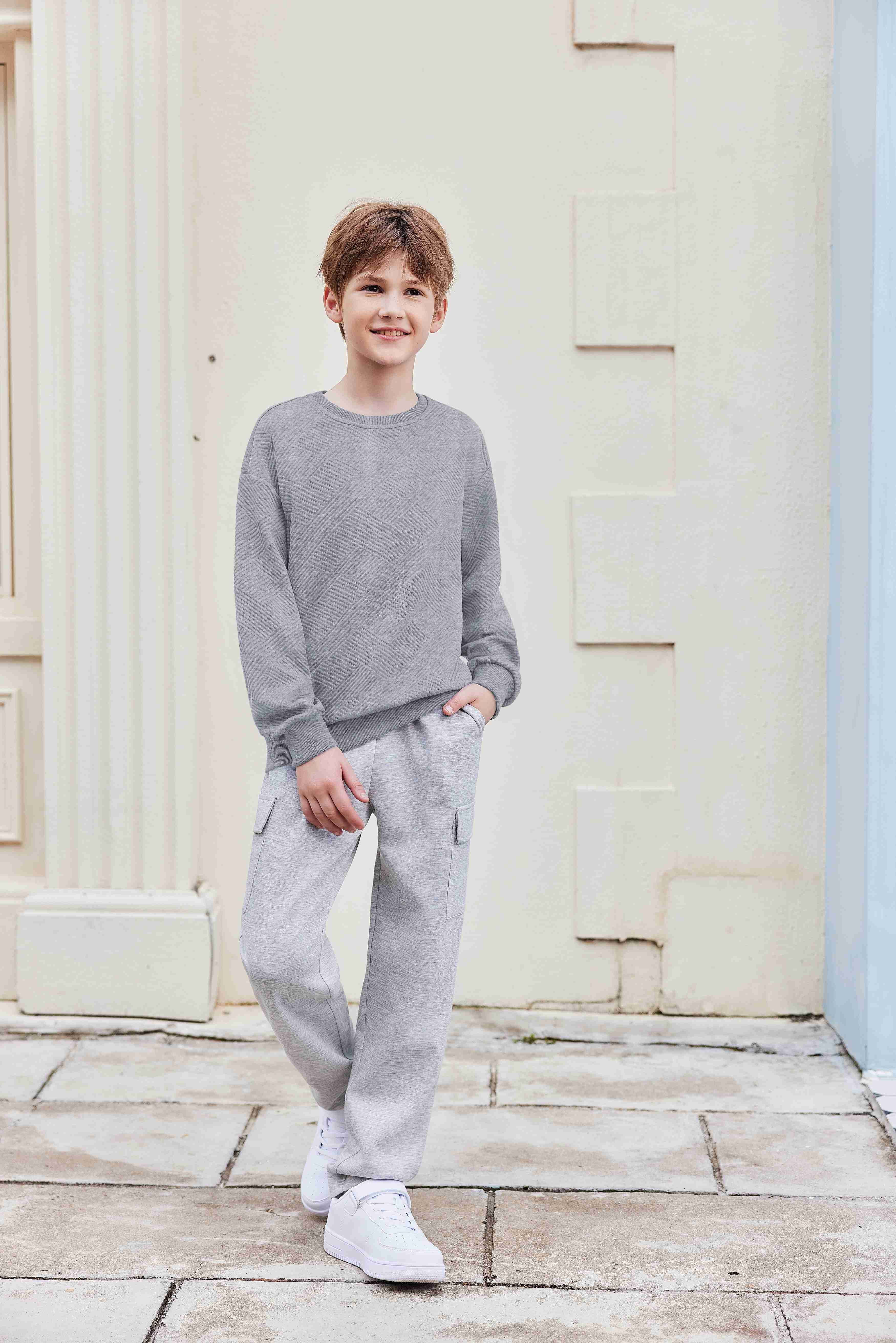 Arshiner Boys Sweatshirts Long Sleeve Crewneck Pullover Shirt Kids ...