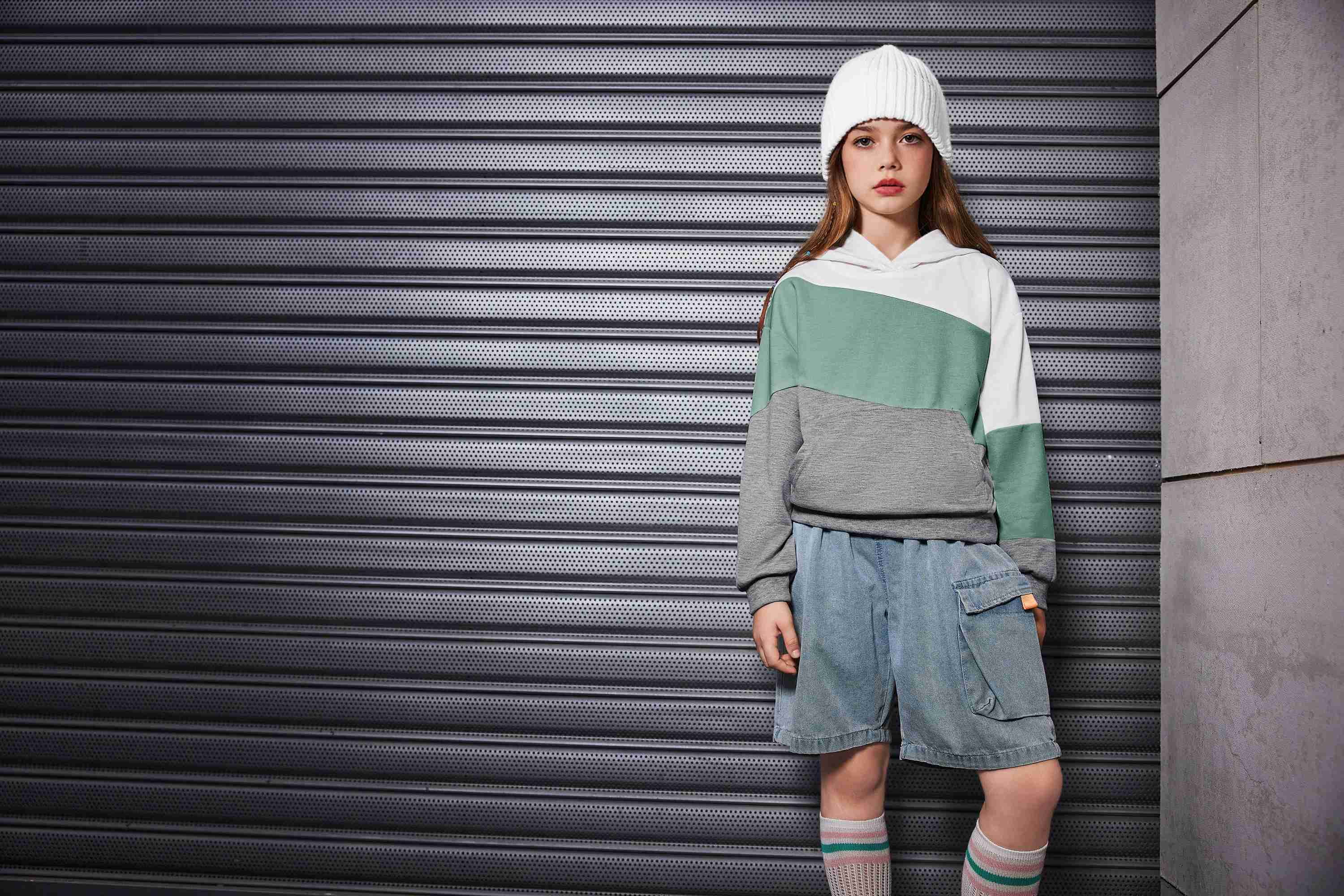 Arshiner Girls Color Block Hoodies Colorblock Sweatshirt Fall Hooded ...