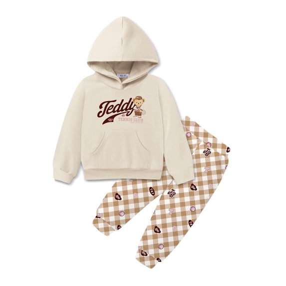 Arshiner Toddler Girl's 2Pcs Outfits Clothing Sets Long Sleeve Hoodie ...